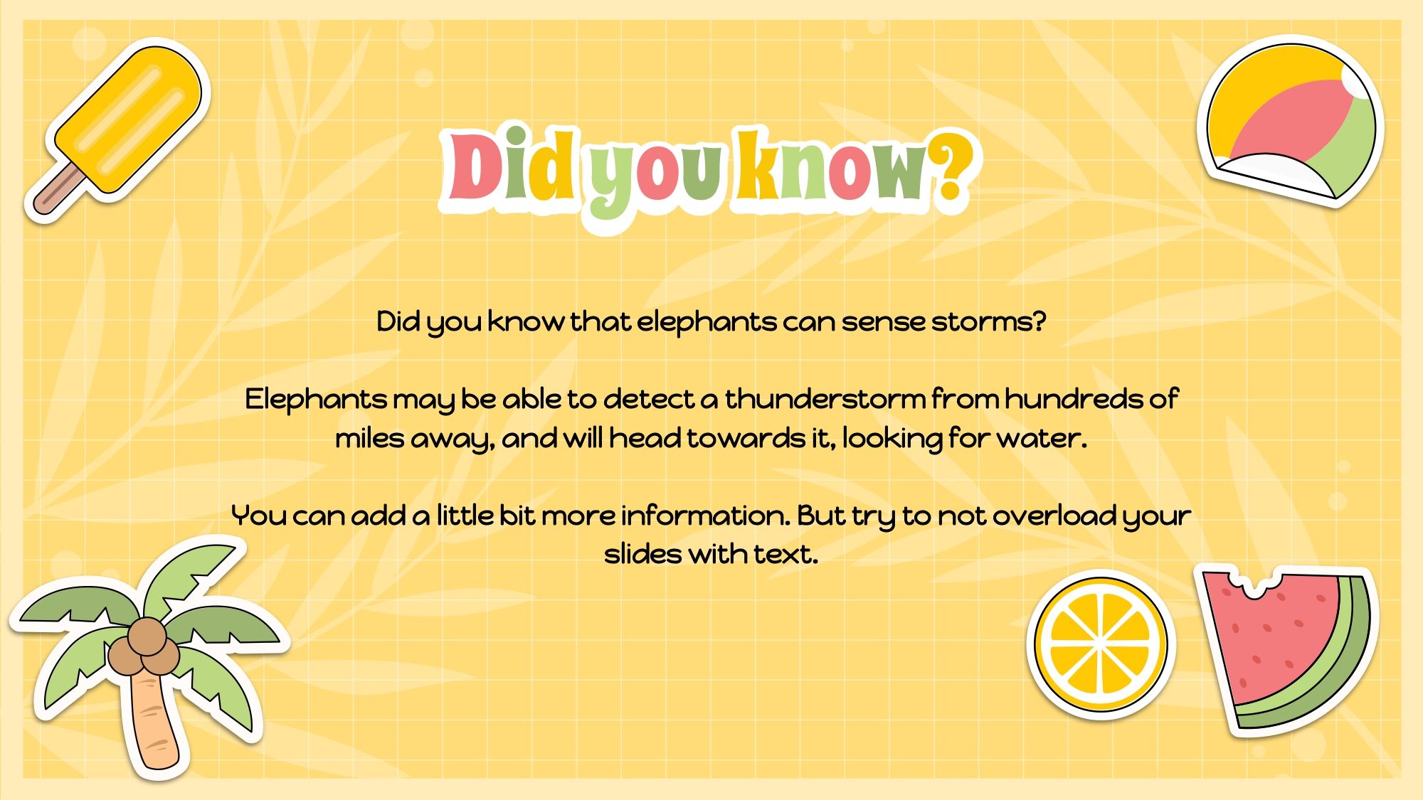Plantilla PowerPoint de Vibras de Verano | Temas PPT gratis