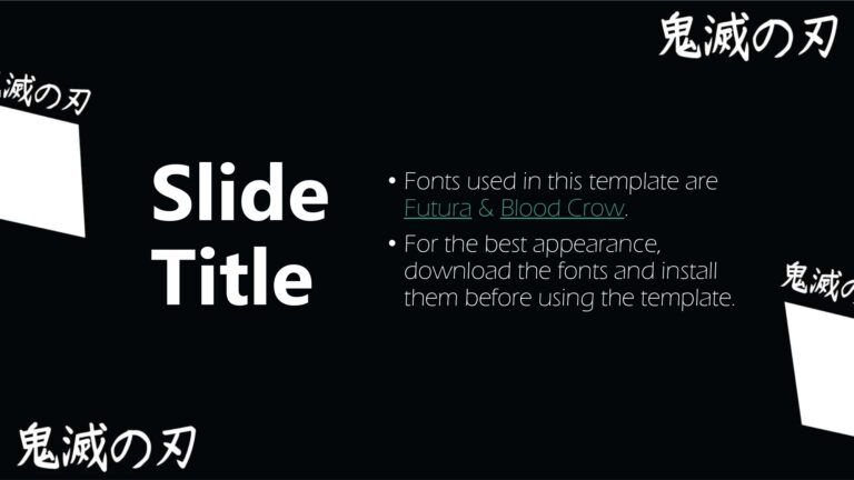 Plantilla PowerPoint de Demon Slayer | Kimetsu no Yaiba