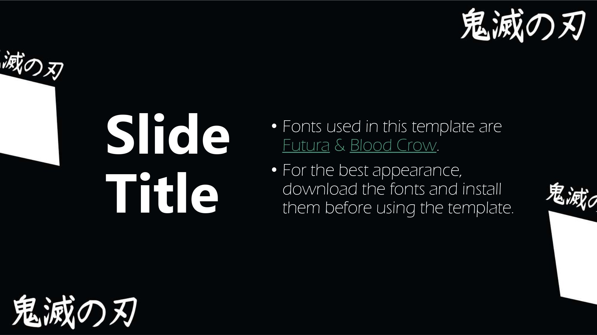 Plantilla PowerPoint de Demon Slayer | Kimetsu no Yaiba